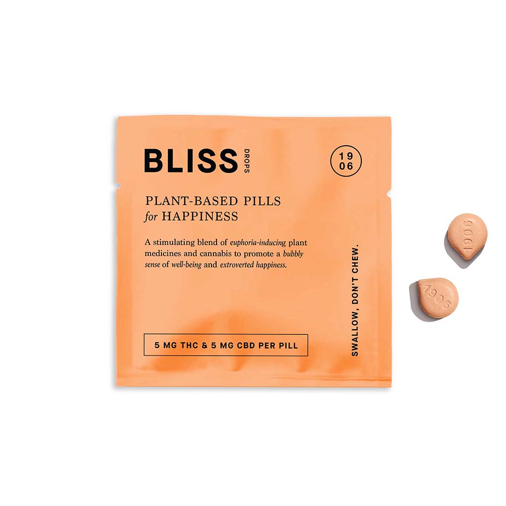 Bliss Discovery Pouch 2pk 10mg CBD 10mg THC 1906 New Highs