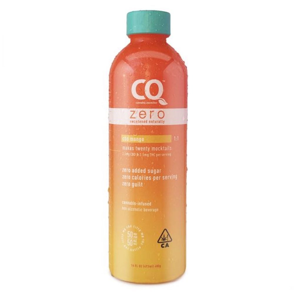 CQ ZERO Tropical Mango (50mg CBD/50mg THC) | CQ/Cannabis Quencher ...
