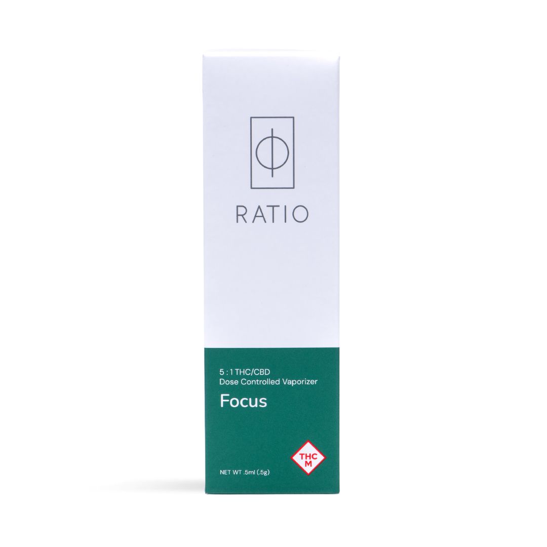Focus 5 1 Dose Controlled Vape 500mg RATIO Disposable Pen Jane