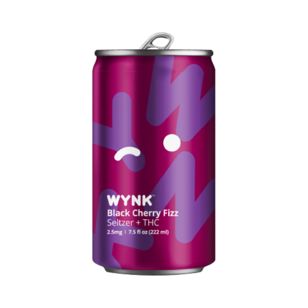 1:1 Black Cherry Fizz (2.5mg THC/2.5mg CBD) | Wynk | Seltzer - Jane