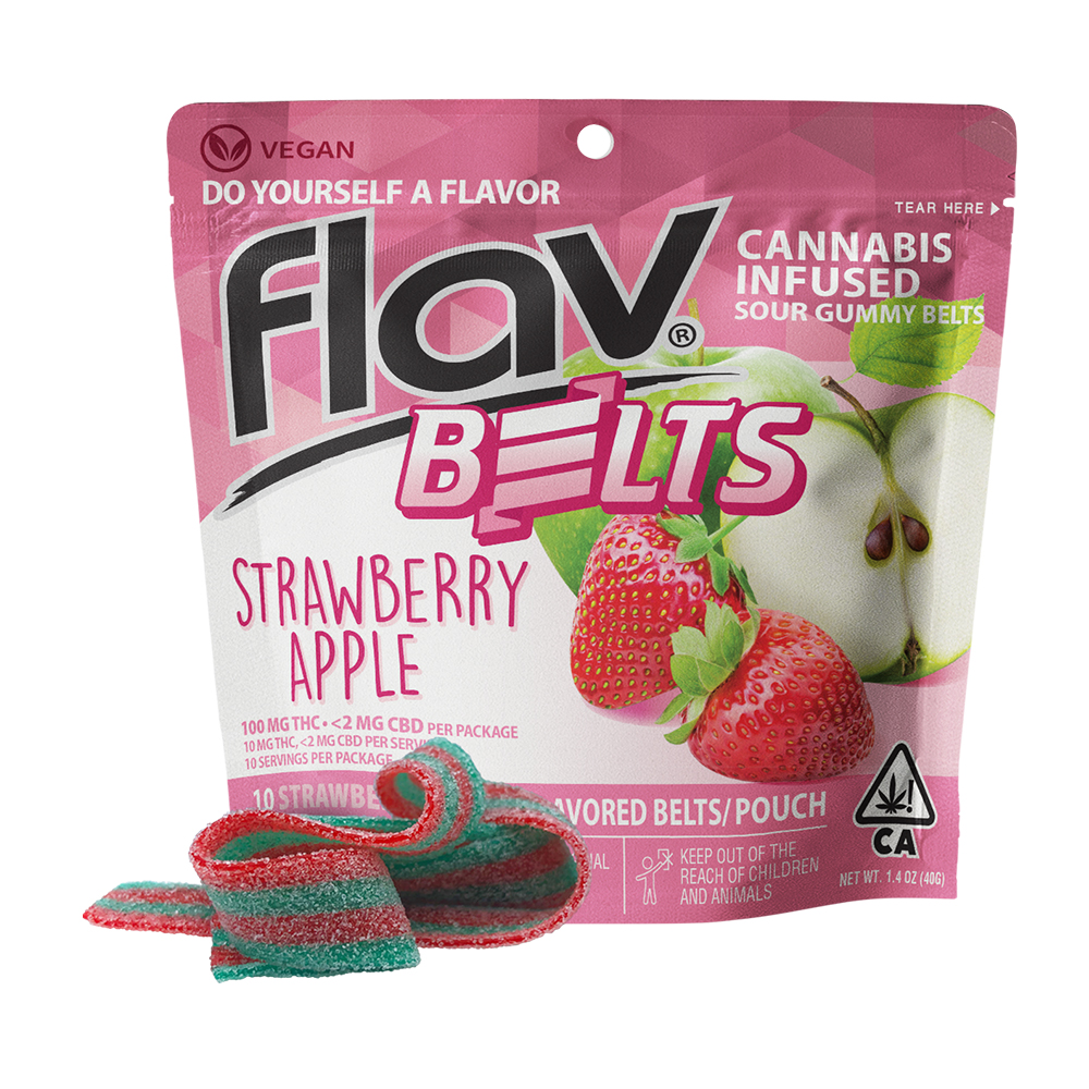 Strawberry Apple Belt (10 piece 300mg bag) | Flav | Belt - Jane
