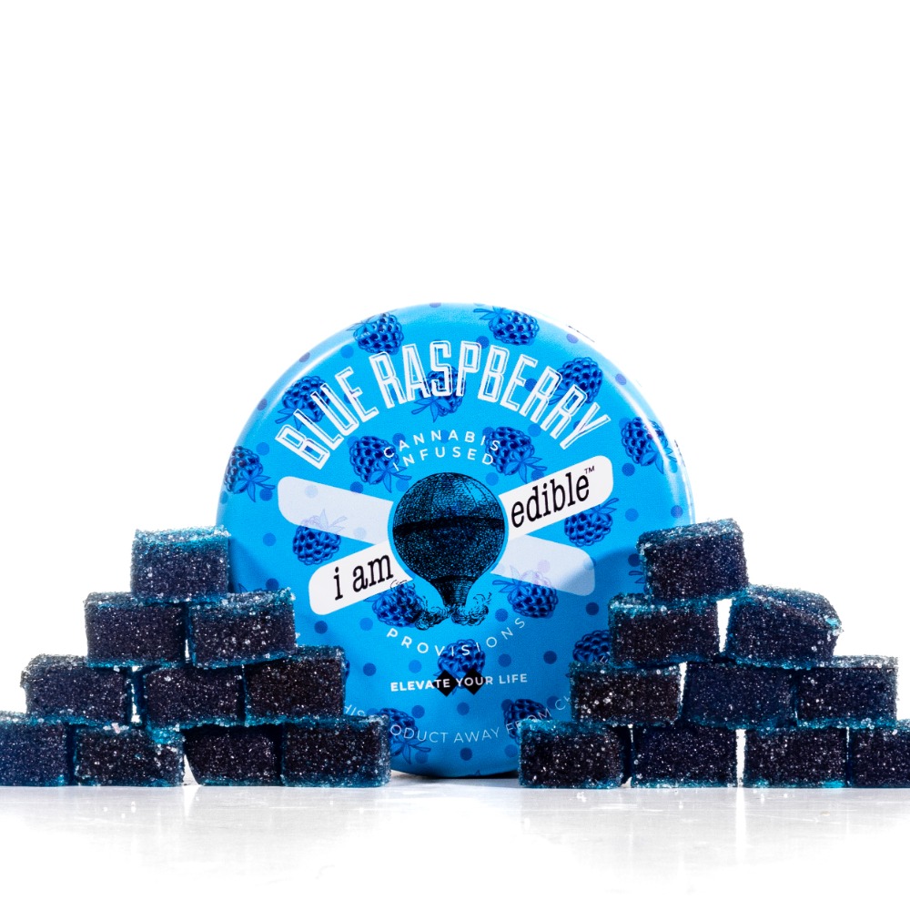 Blue Raspberry [20pk] (100mg) | I Am Edible | Fruit Chews - Jane