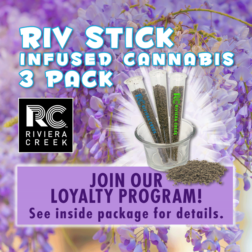 Riv Stick Infused Cannabis Blend – 3 pack (3g, 1g each) | Riviera Creek ...
