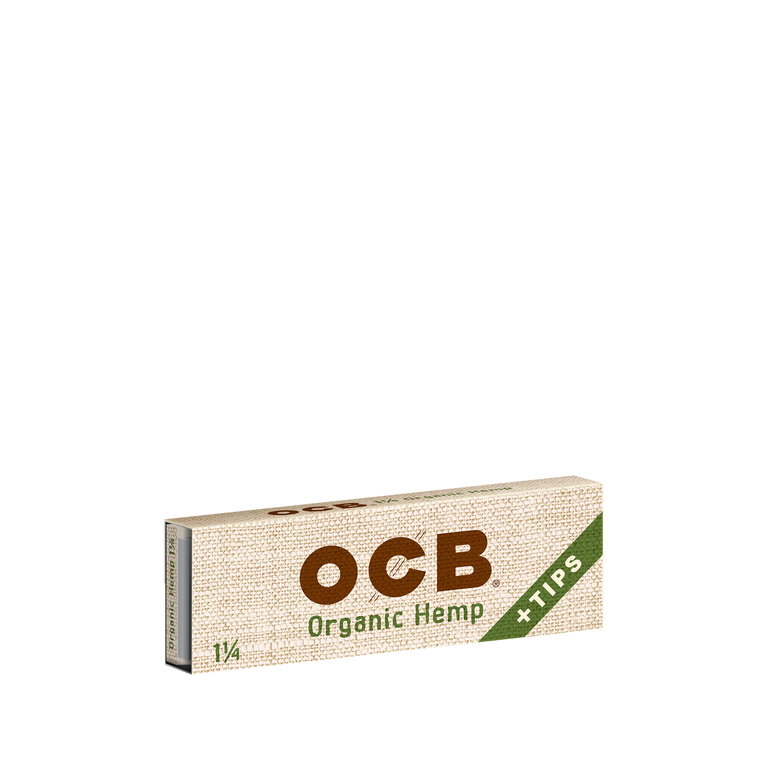 Organic Hemp Papers W/ Tips 1 1/4" - Papers | OCB | Bloom