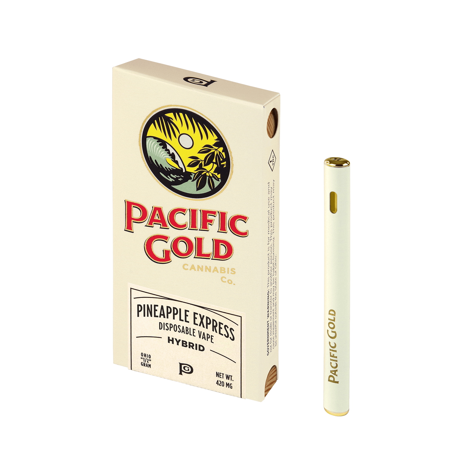 Pineapple Express [420mg] | Pacific Gold | Disposable - Jane