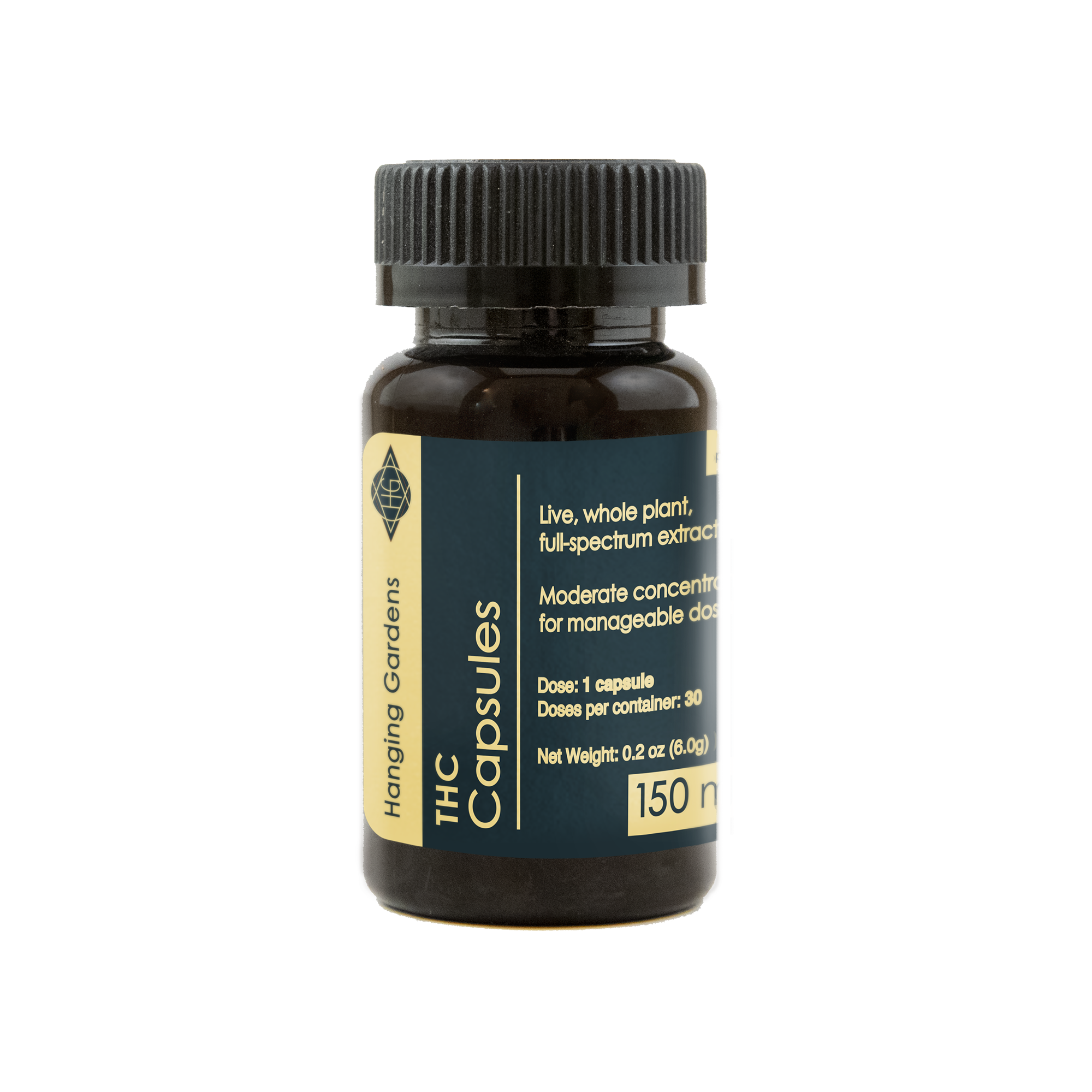 THC Capsules [30pk] (150mg) | Hanging Gardens | Capsules - Jane