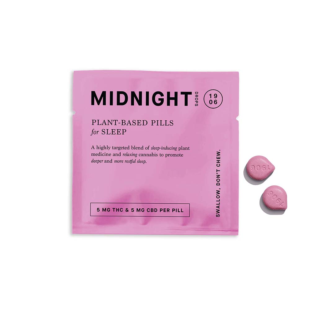 Midnight Drops [2pk Pouch] 10mg Thc 10mg Cbd 1906 Swallowable