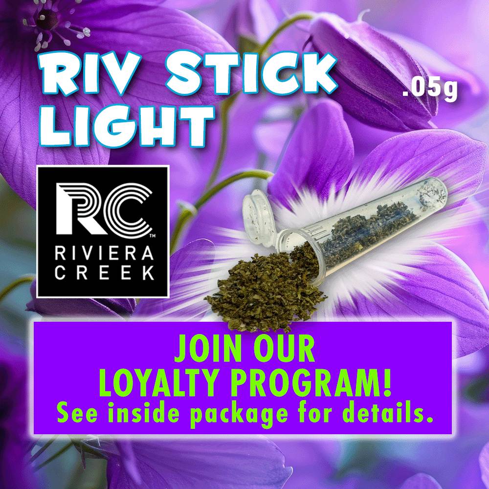 Riv Stick Light - 0.5g Riv Sticks - Hybrid | Riviera Creek | Bloom