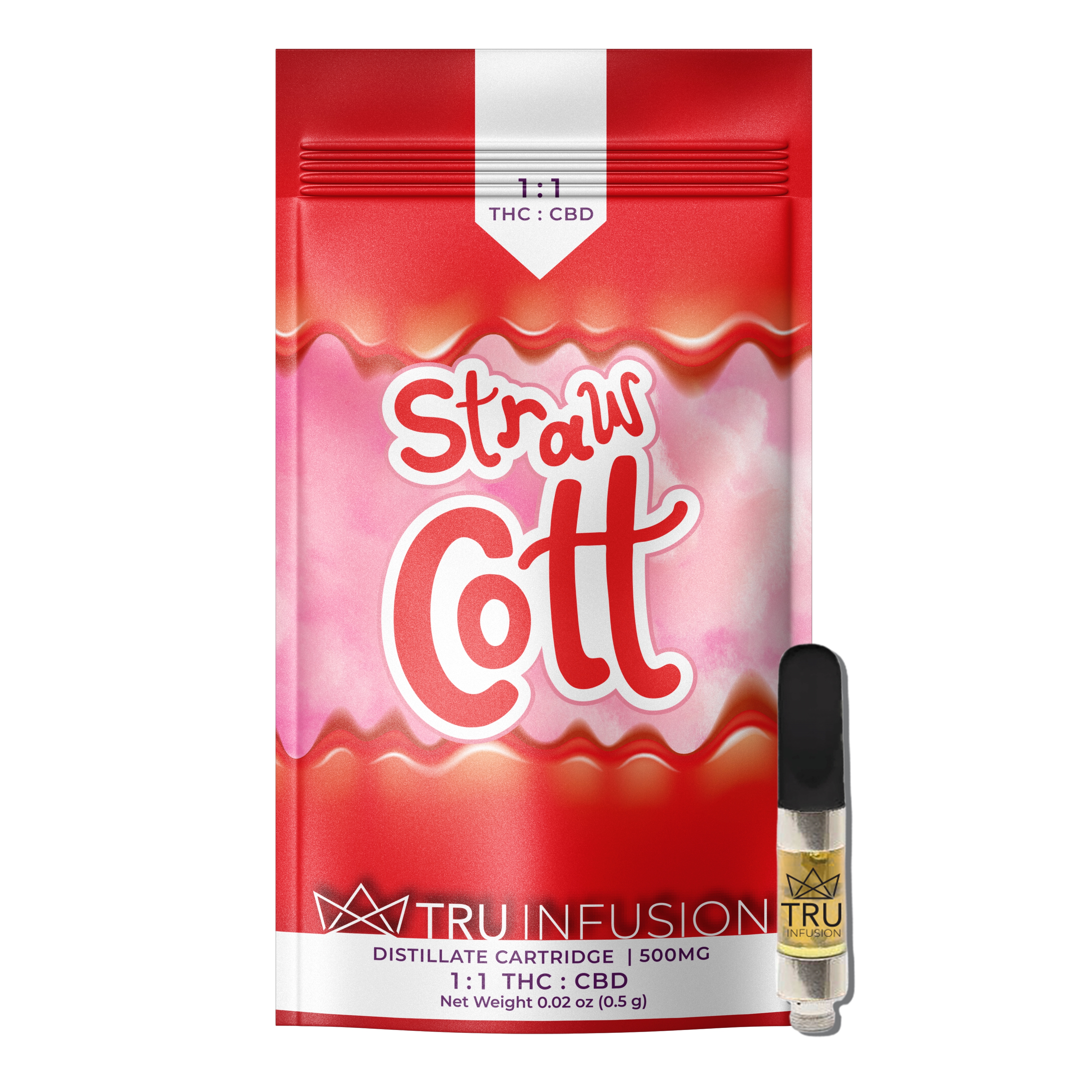 Strawberry Cotton Candy | TRU Infusion | Vape Cartridge - Jane