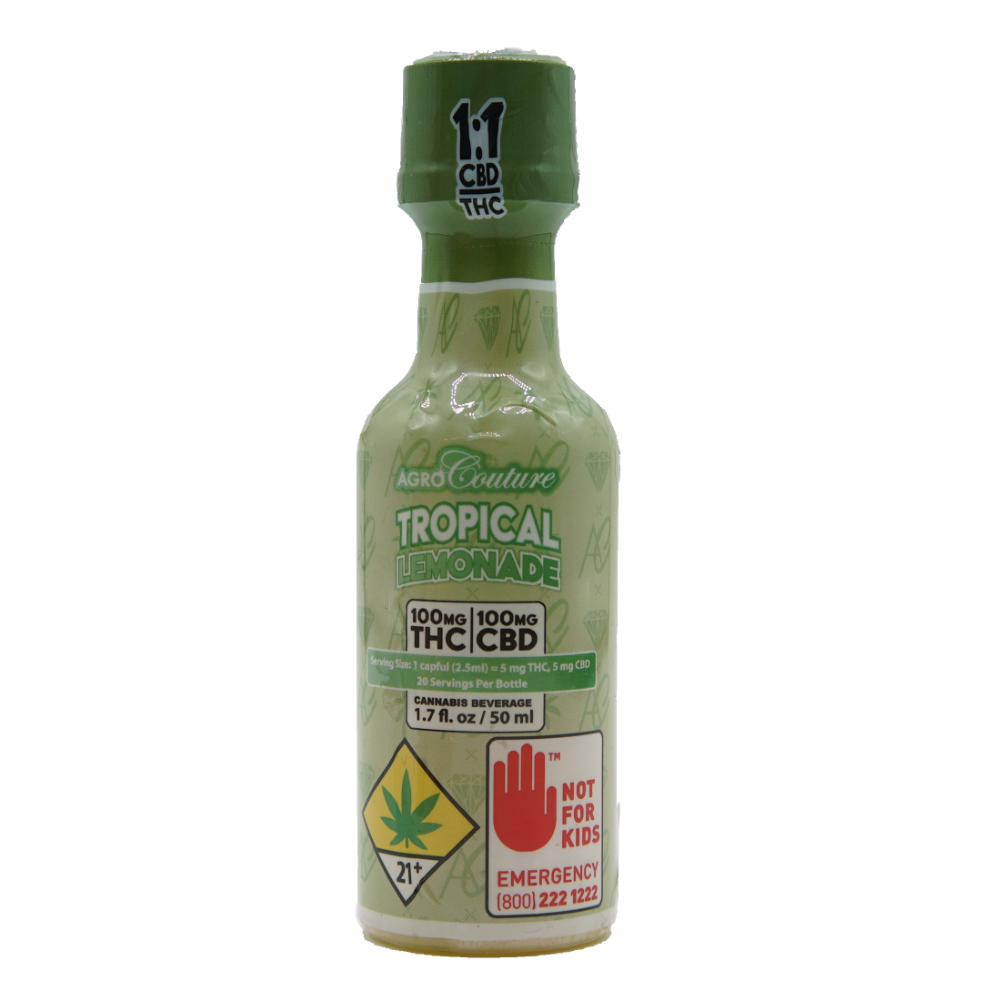 1:1 Tropical Lemonade (100mg CBD/100mg THC) | Agro Couture | THC ...