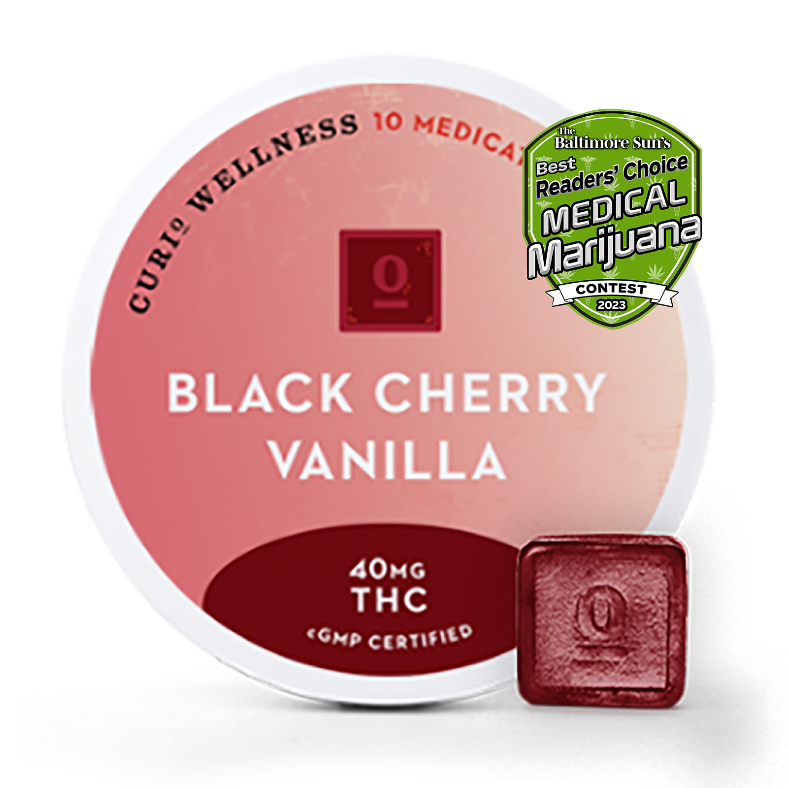 Black Cherry Vanilla [10pk] (400mg) | Curio Wellness | Medicated Chews ...