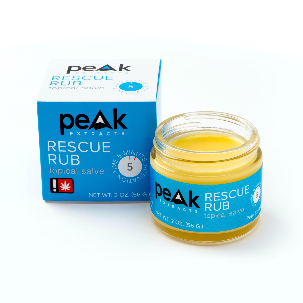 THC Rescue Rub [2oz] | Peak Extracts | Rub - Jane