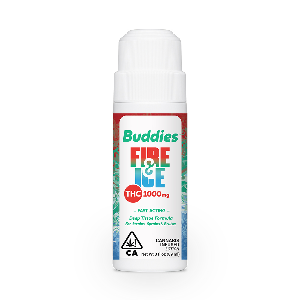 Fire & Ice (1000mg) | Buddies Brand | High THC Roll-On - Jane