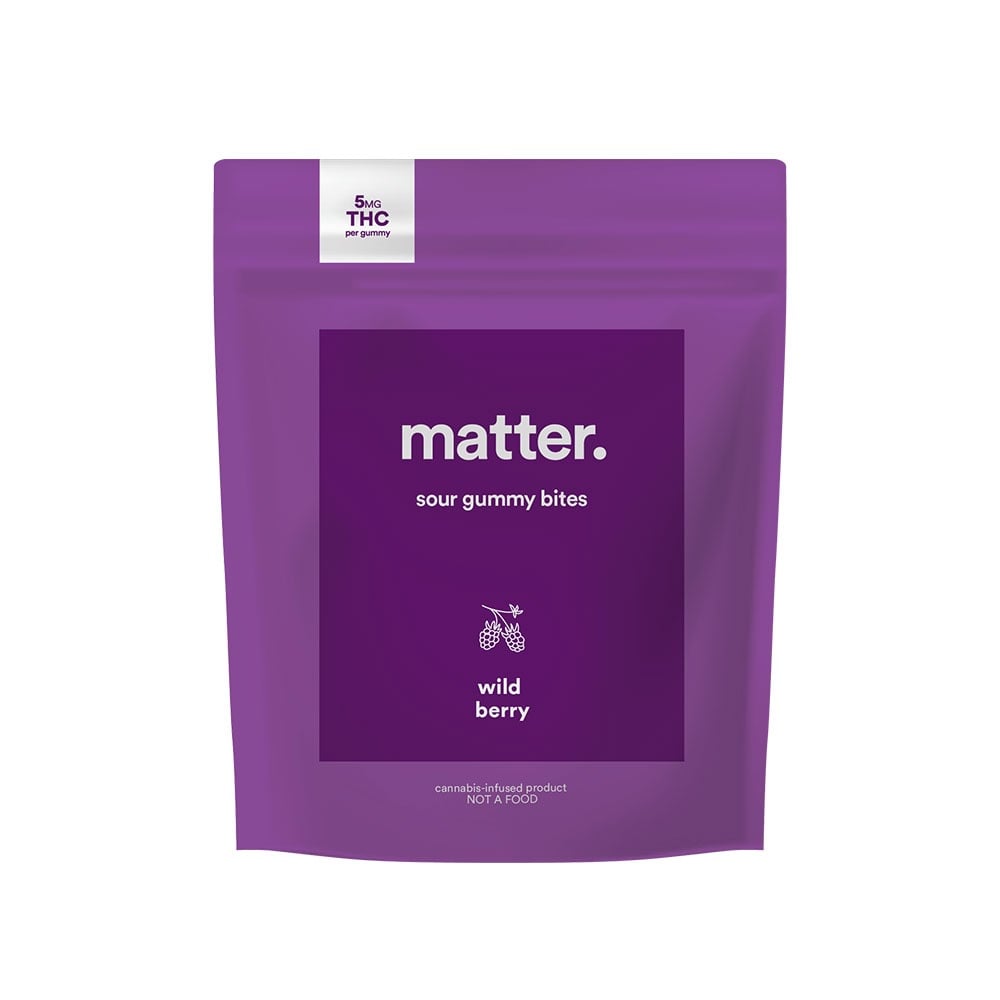 Wild Berry [20pk] (100mg) | matter. | Sour Gummy Bites - Jane