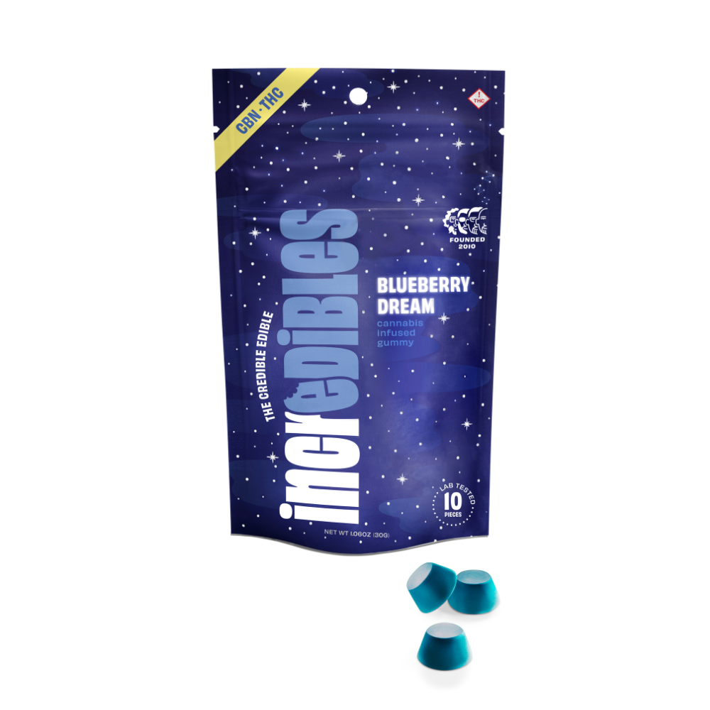 Blueberry Dream CBN [10pk] (110mg) | incredibles | Gummies - Jane