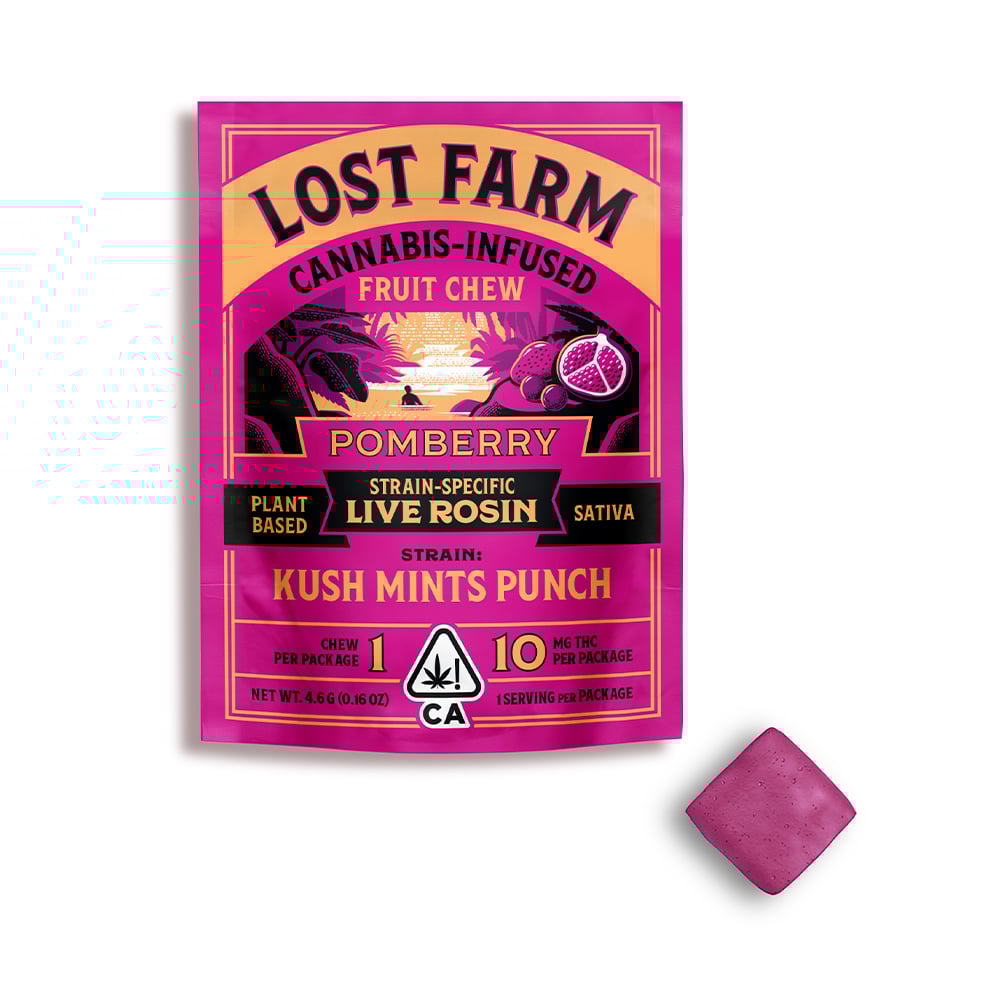 Buy Lost Farm Pomberry x Kush Mints Punch [1pk] (10mg) - Cookies ...