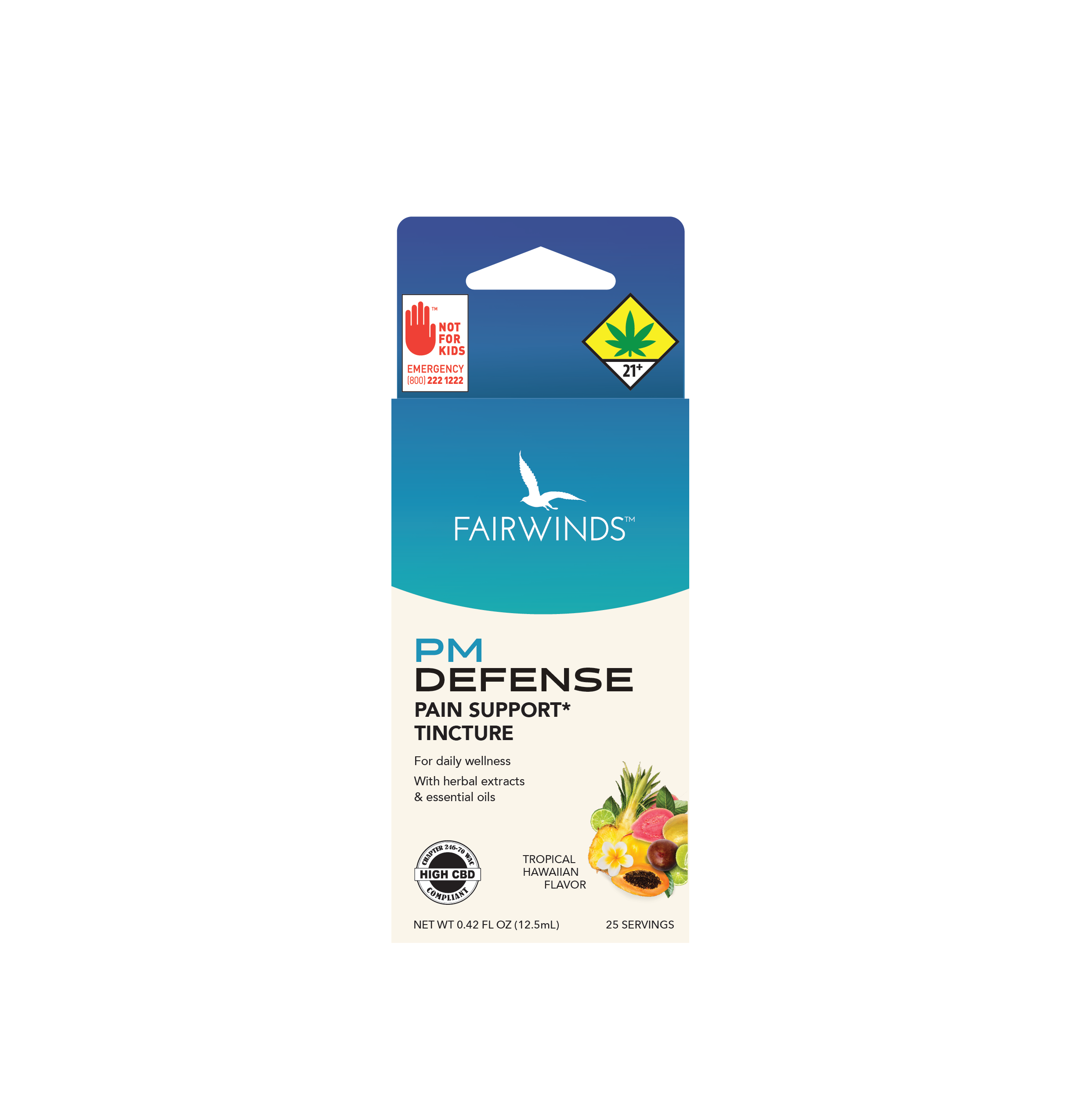 PM Defense (625mg CBD/500mg CBG/125mg CBN/50mg THC) | Fairwinds ...