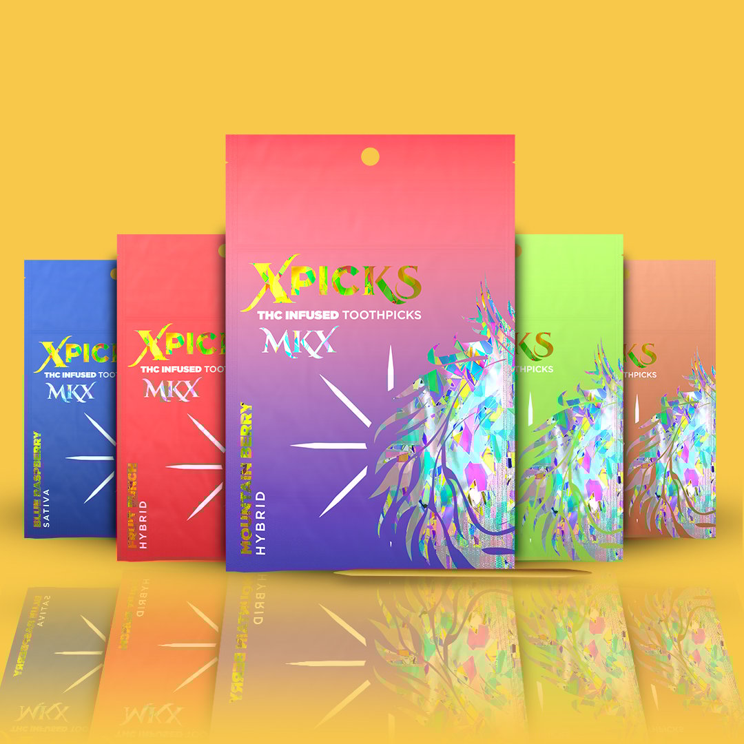 Blue Raspberry (100mg) | MKX Oil Co. | Toothpicks - Jane