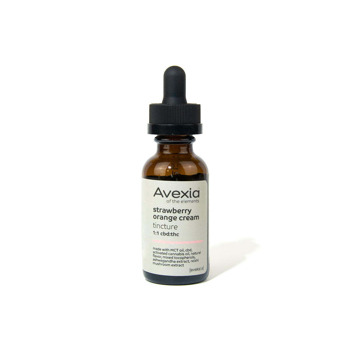 Strawberry Orange Cream 1:1 CBD:THC (100mg CBD/100mg THC) | Avexia ...