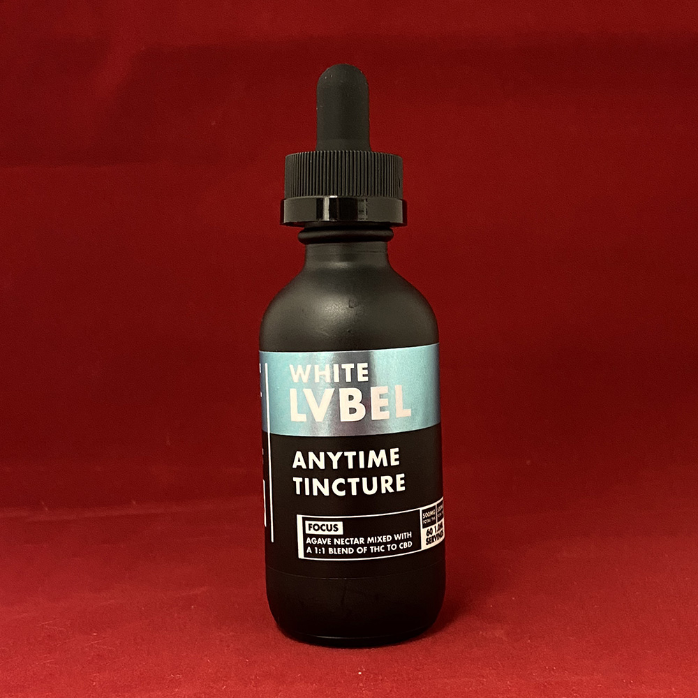 1:1 Anytime - Focus [2oz] (500mg CBD/500mg THC) | WHITE LVBEL | Blue ...
