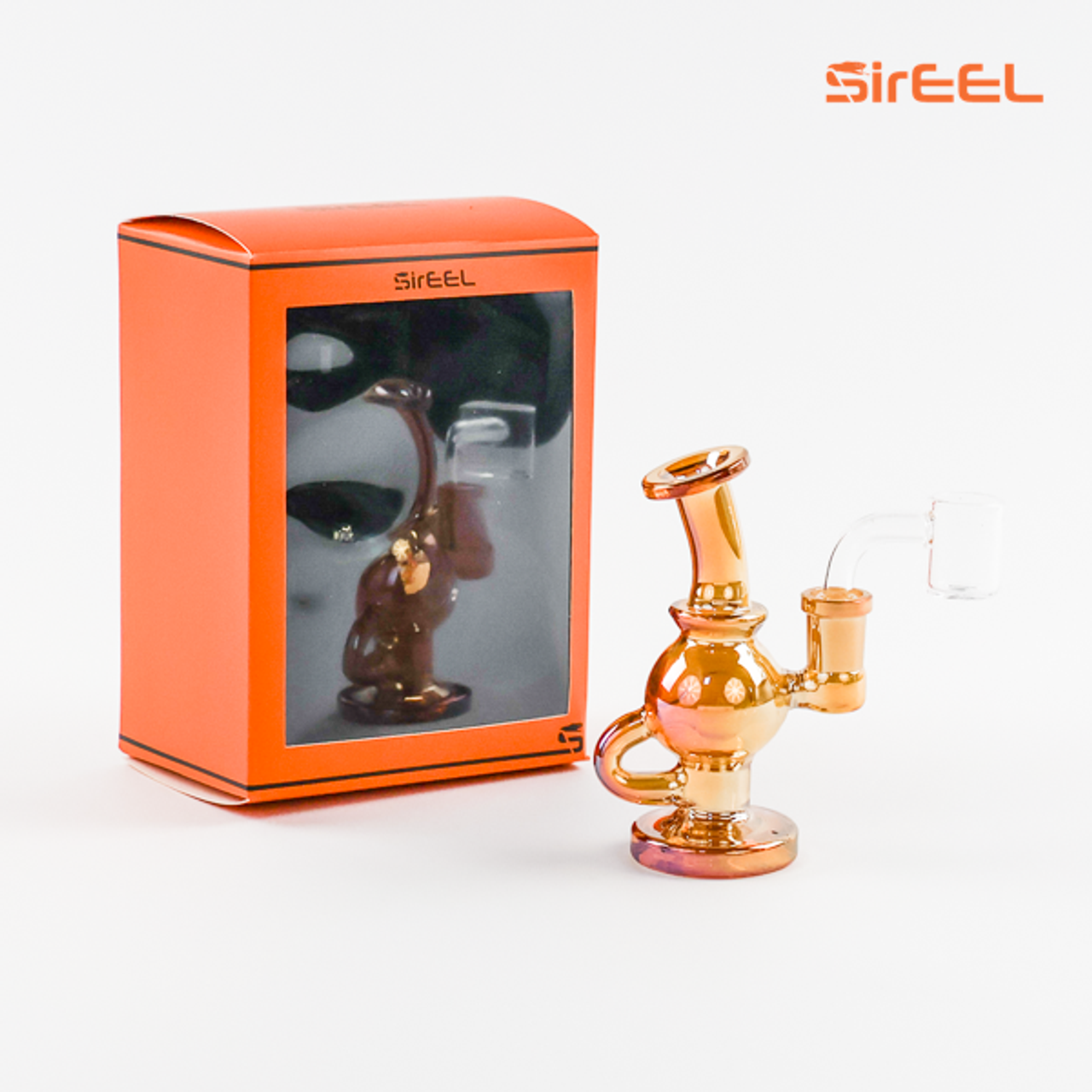 5" Iridized Fab-Egg Incycler Bong with Banger - Assorted | SirEEL | Dab ...