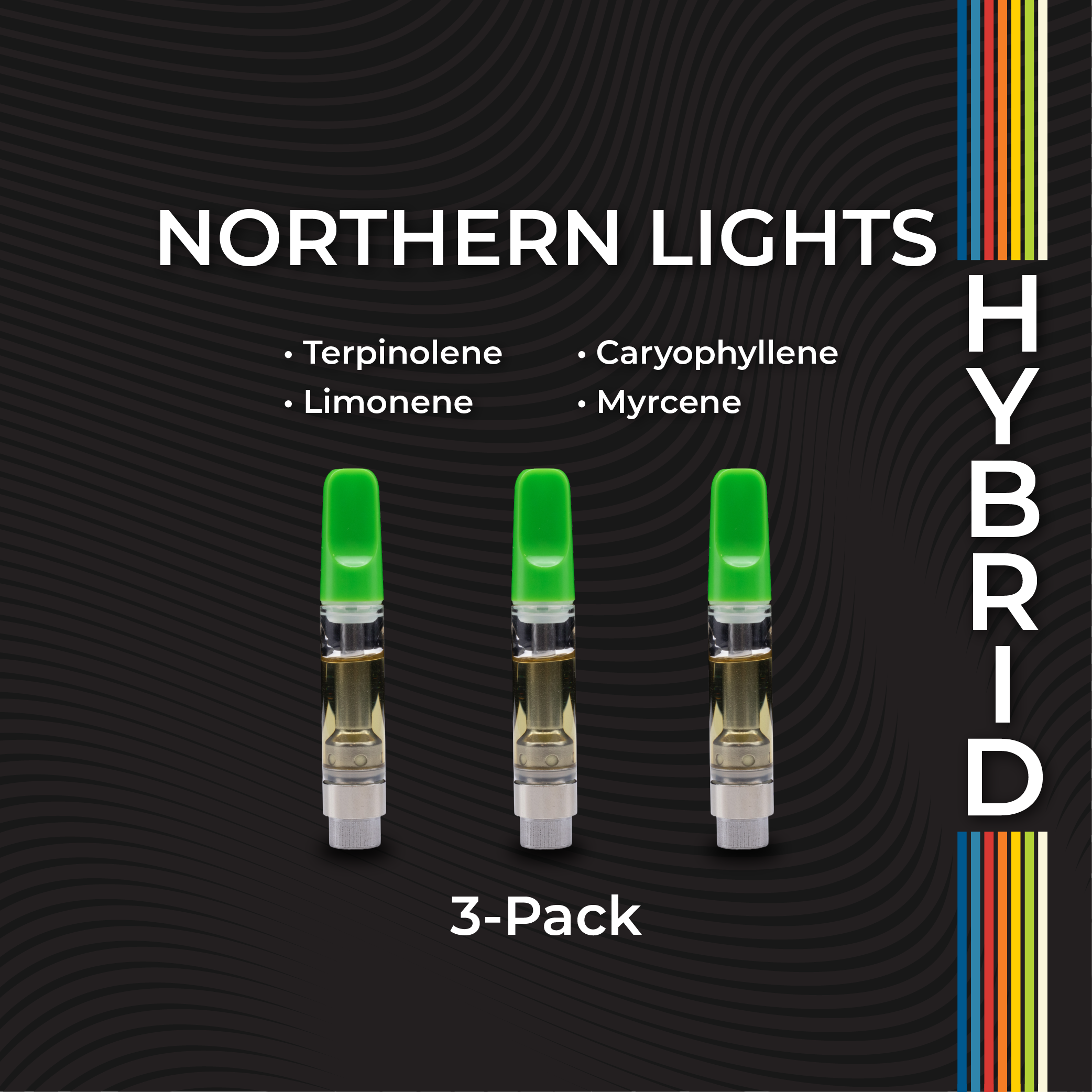 Northern Lights - 3g Distillate Cart Packs - Hybrid - 3pk | CERTIFIED ...
