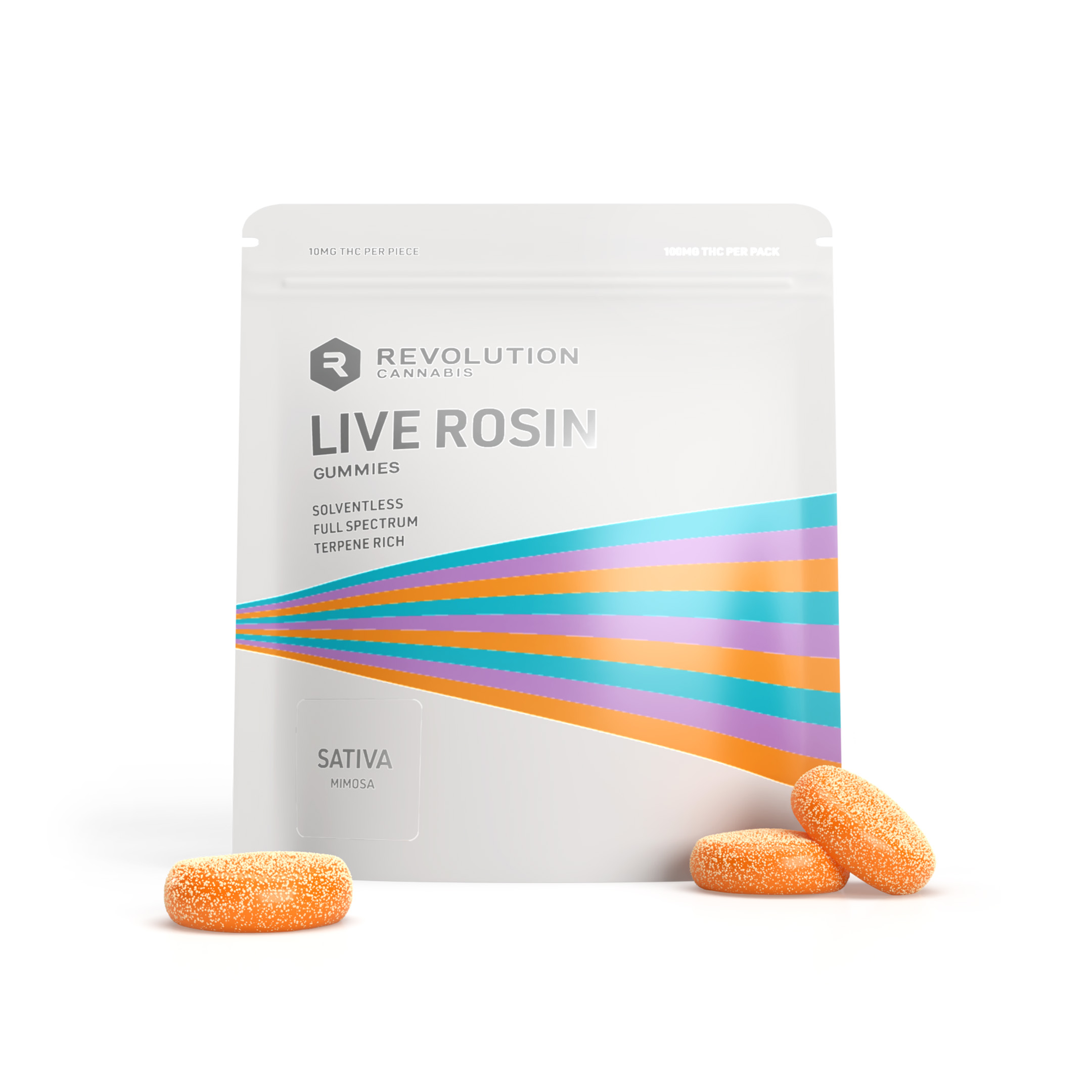 Mimosa Live Rosin Gummies - Big Willy Style [100mg/10pk] | Revolution ...