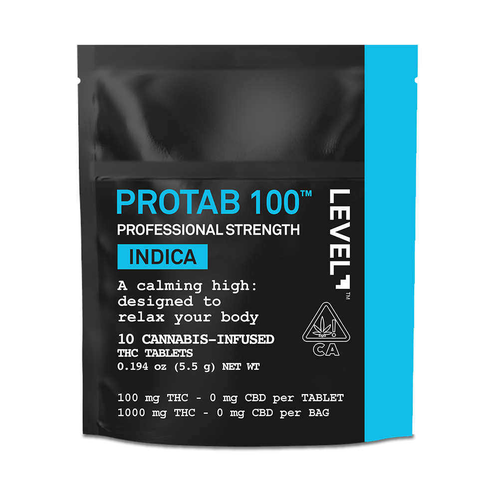 PROTAB 100 Indica [10pk] (1000mg) | LEVEL | Protab 100 - Jane