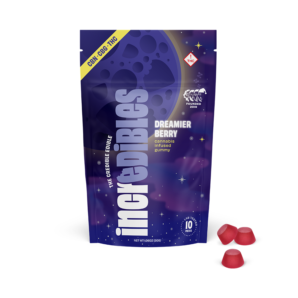 4:1:1 Dreamier Berry [10pk] (100mg THC/50mg CBN/50mg CBG) | incredibles ...
