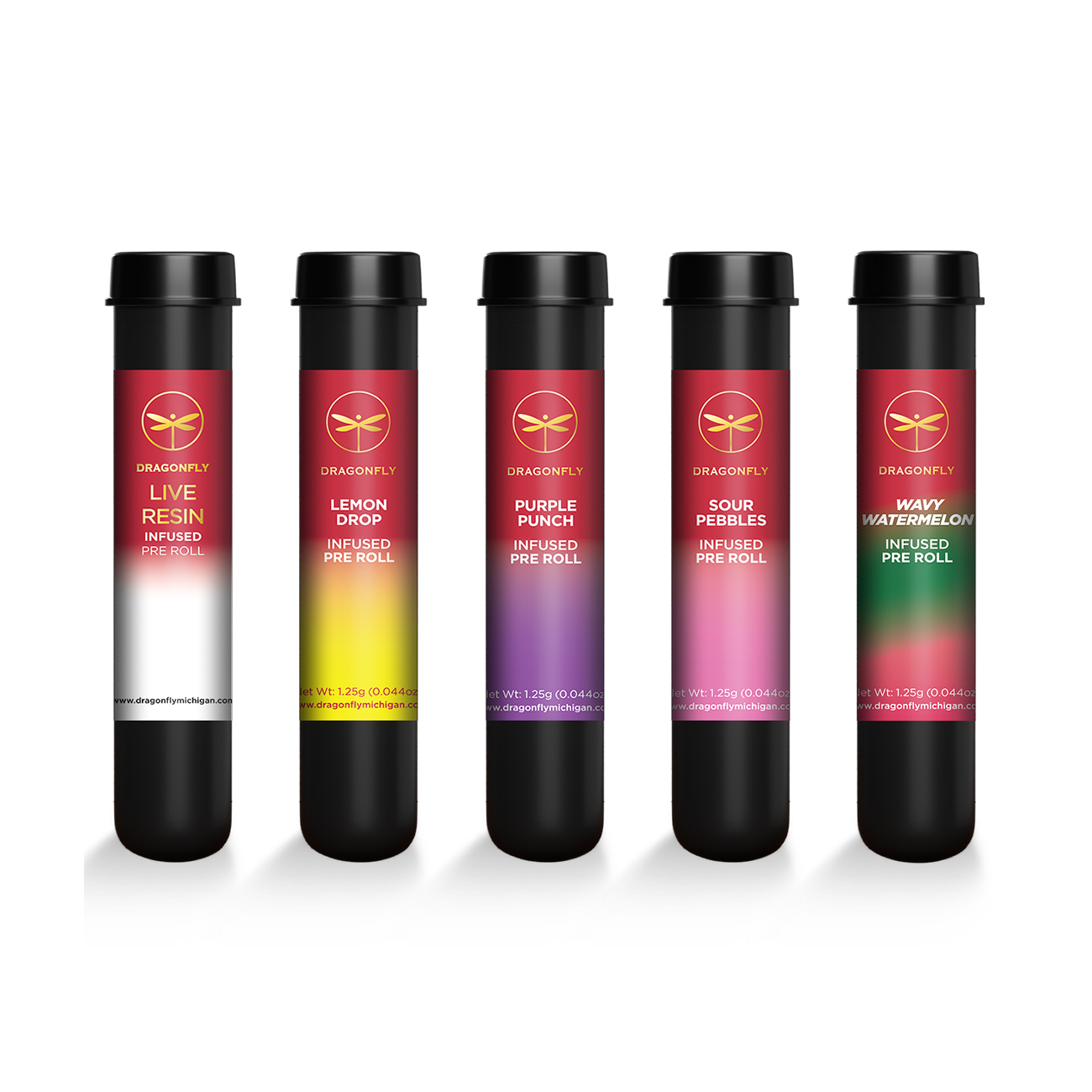 Blue Raspberry [1.25g] | Dragonfly - MI | Infused Pre Roll - Jane