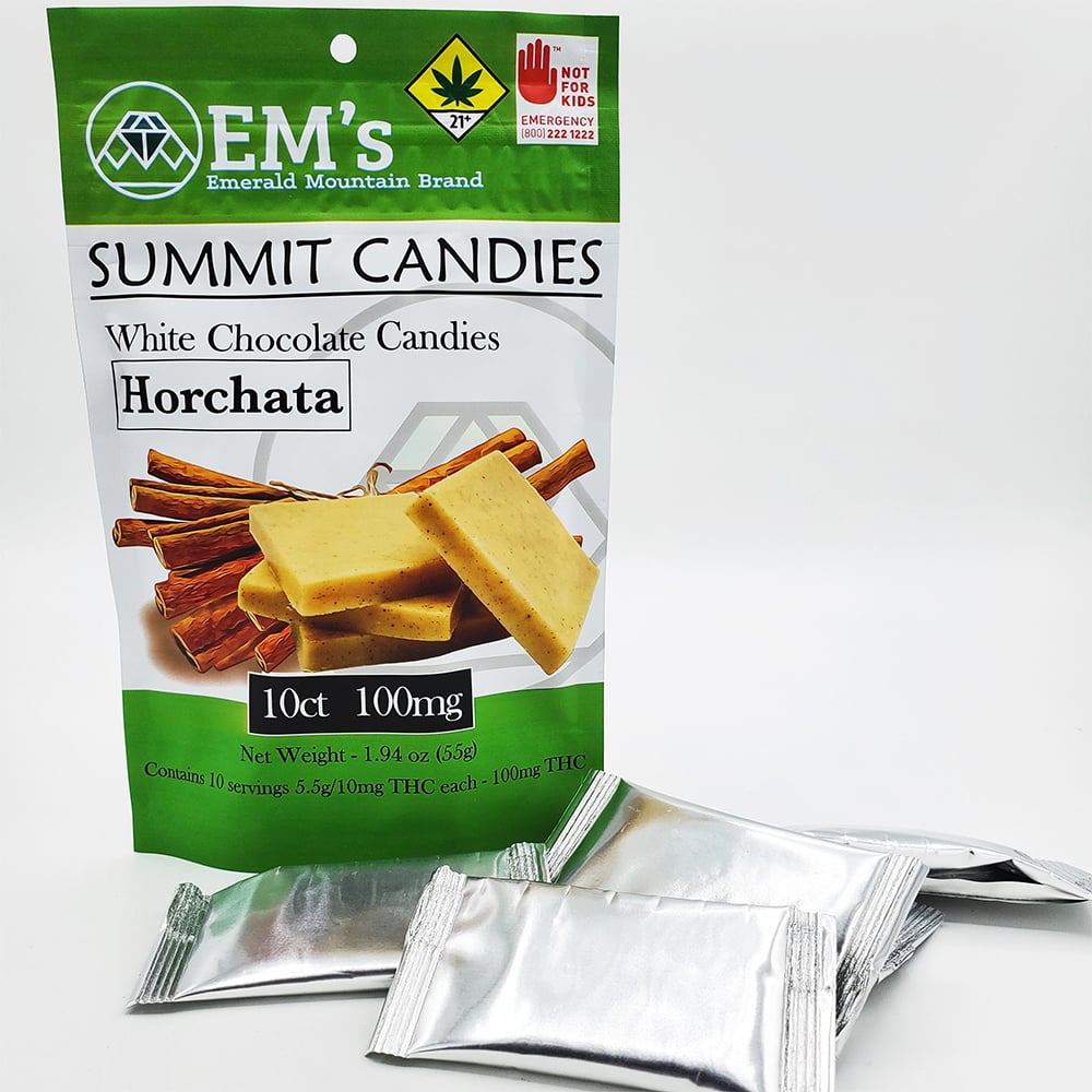 White Chocolate - Horchata [10pk] (100mg) | Emerald Mountain | Summit ...
