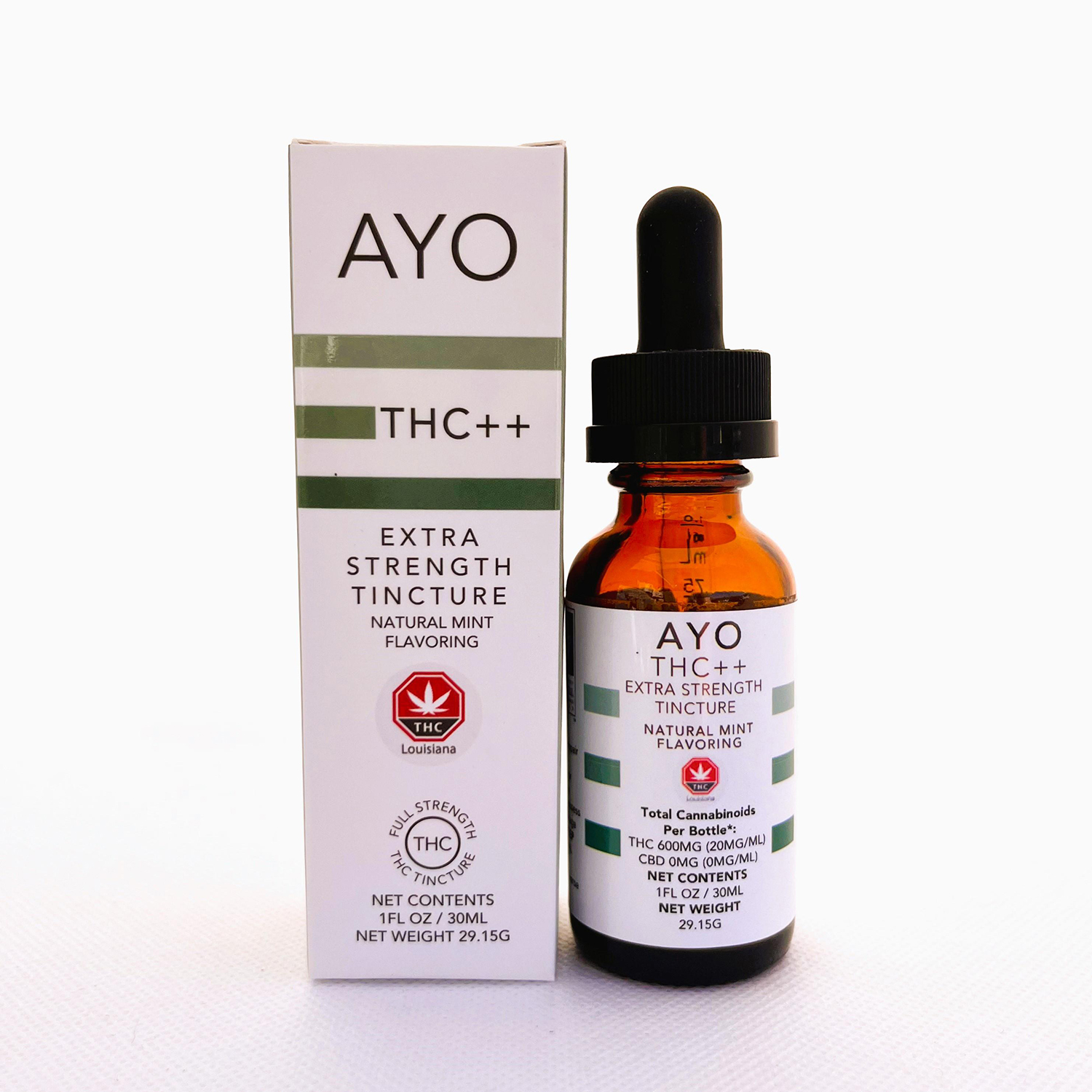 THC++ - Mint [30ml] (600mg) | AYO | Tincture - Jane