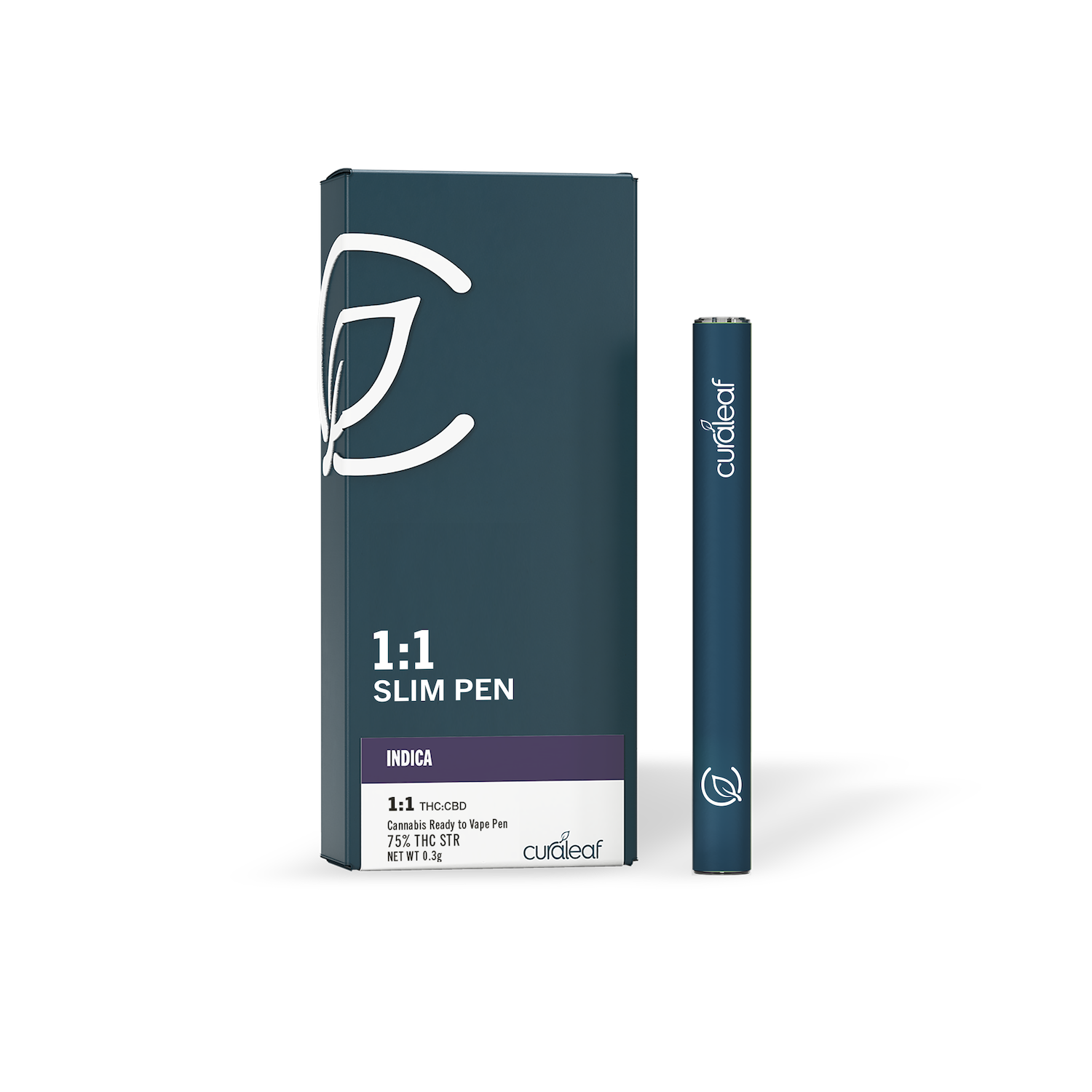 1:1 Sativa DTA [300mg] | Curaleaf | Slim Vape Pen - Jane