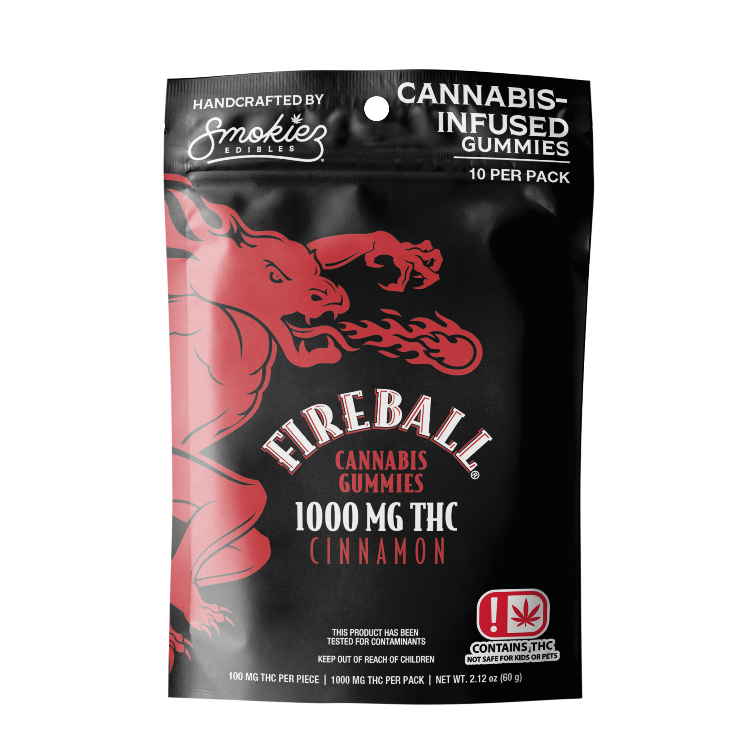 Fireball Fruit Chews (1000mg) | Fireball | by Smokiez - Jane