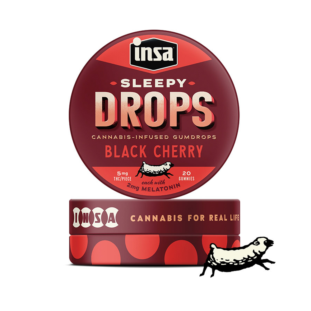 Black Cherry [20pk] (100mg) | Insa | Sleepy Drops - Jane