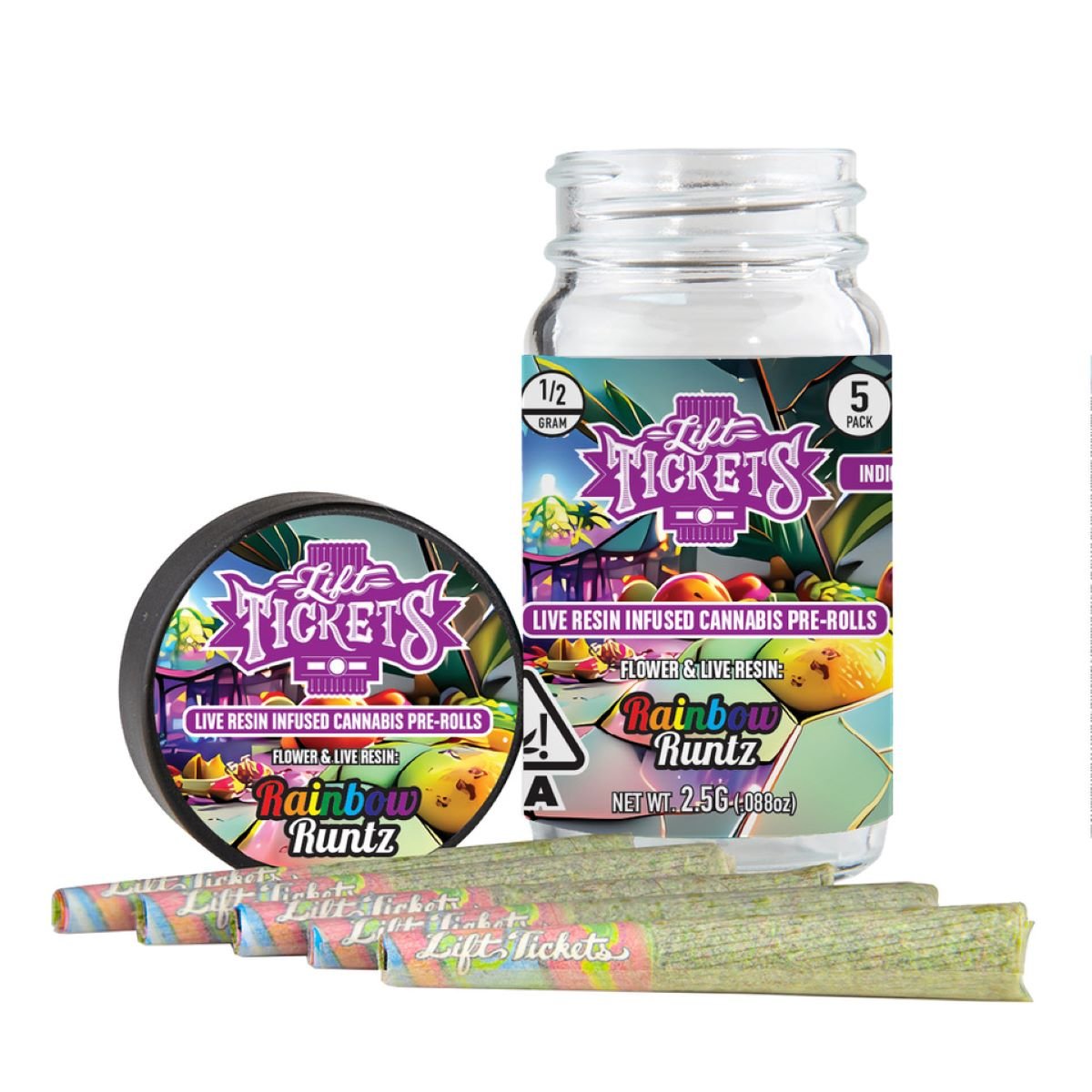 Lift Tickets - Rainbow Runtz [.5g] - .5g | Caliva