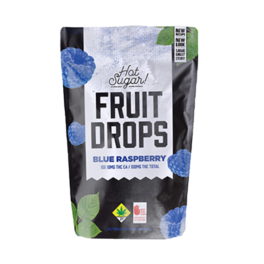 Blue Raspberry - Indica [10pk] (100mg) | Hot Sugar | Live Resin Fruit ...