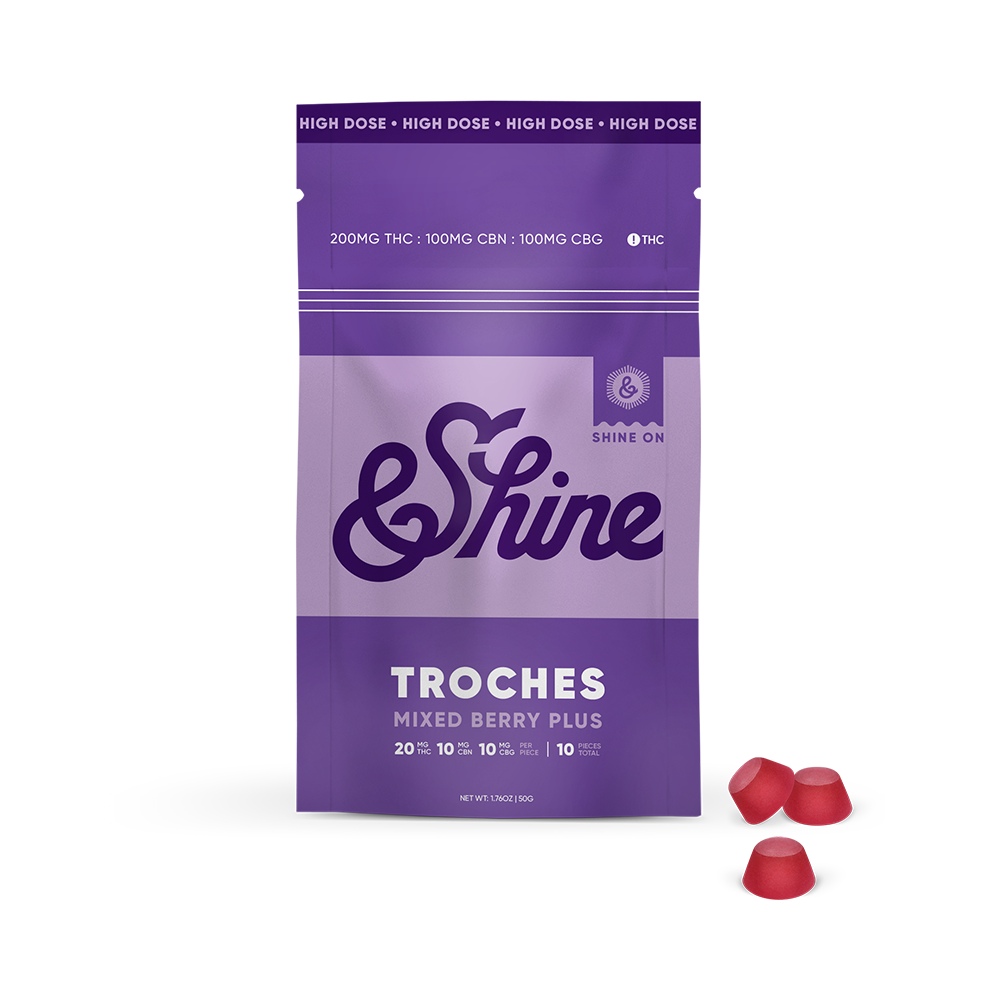 2:1:1 Mixed Berry Plus [10pk] (200mg THC/100mg CBN/100mg CBG)