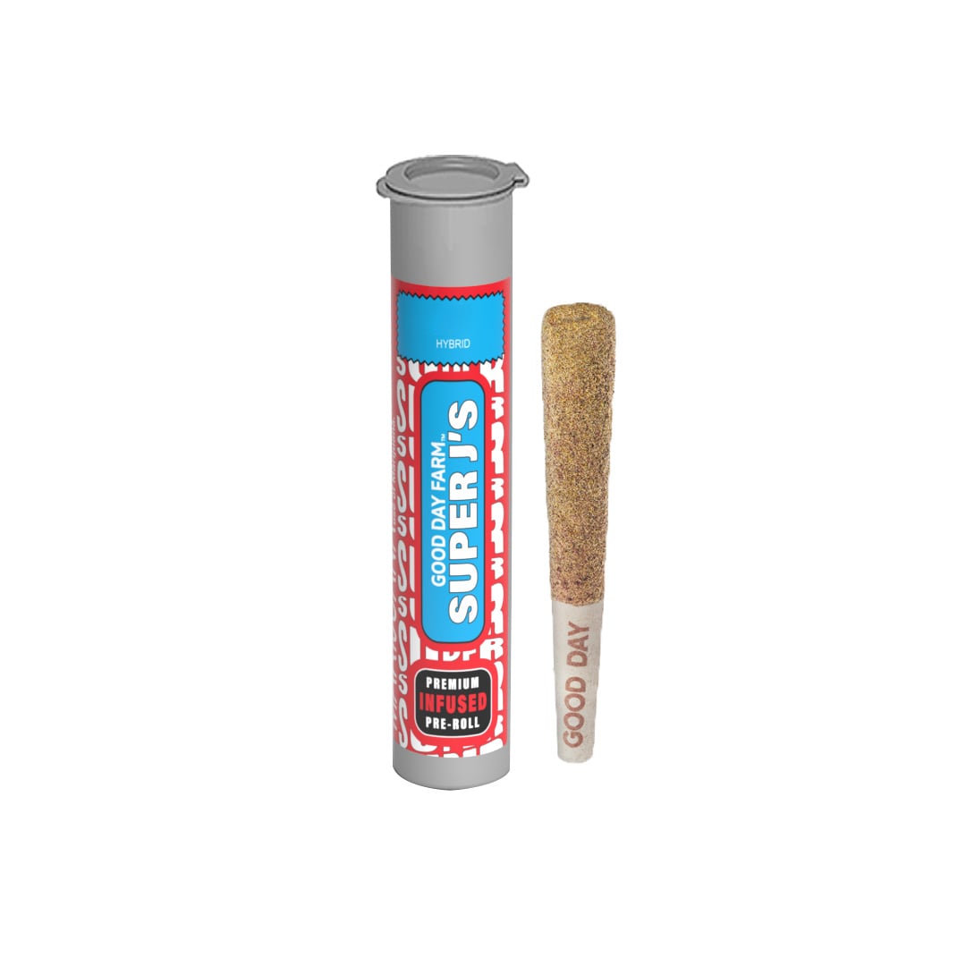 Mango Mintality [1g] | Good Day Farm | Super J's Infused Pre Roll - Jane