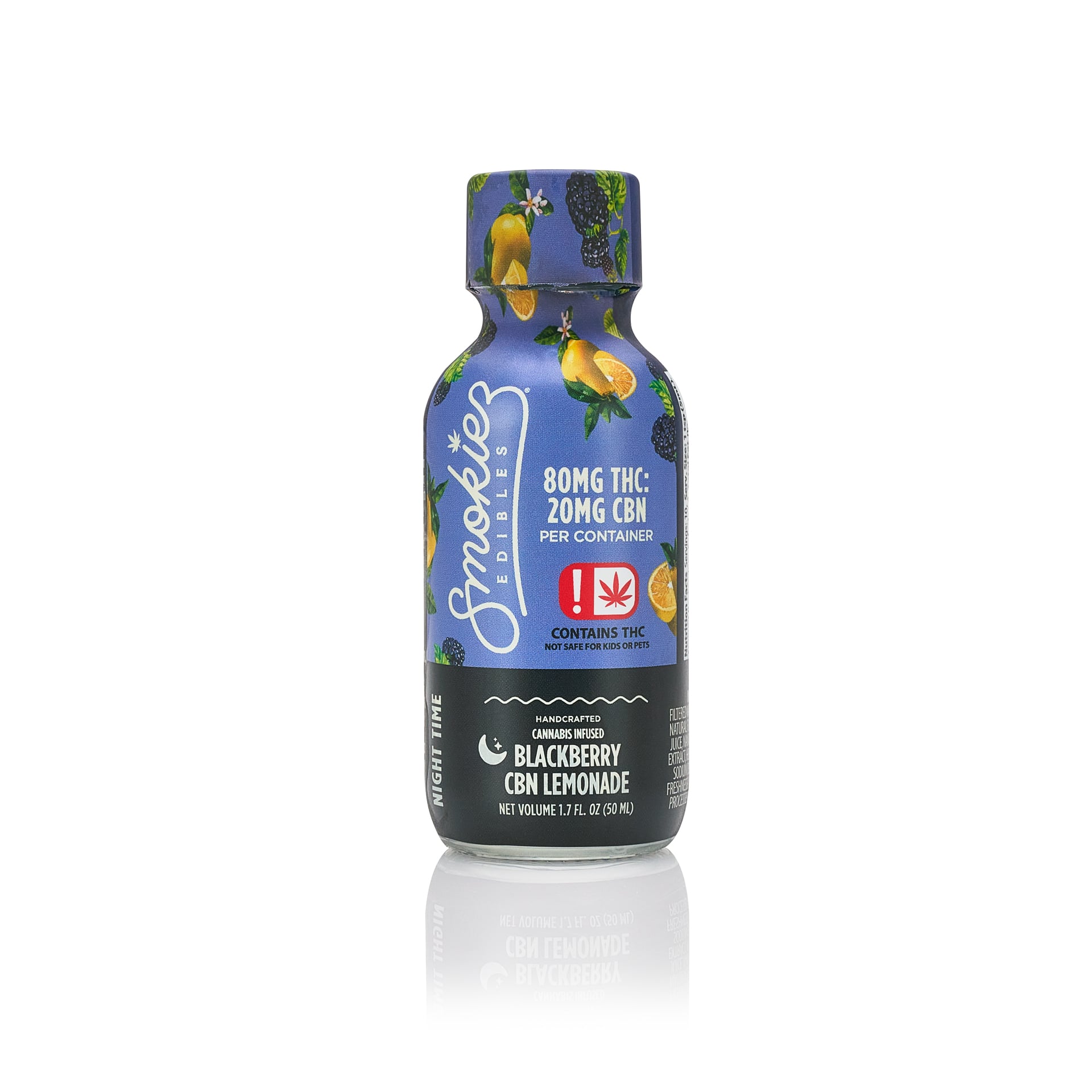 4:1 Blackberry Lemonade (80mg THC/20mg CBN) | Smokiez | Lemonade Shot ...