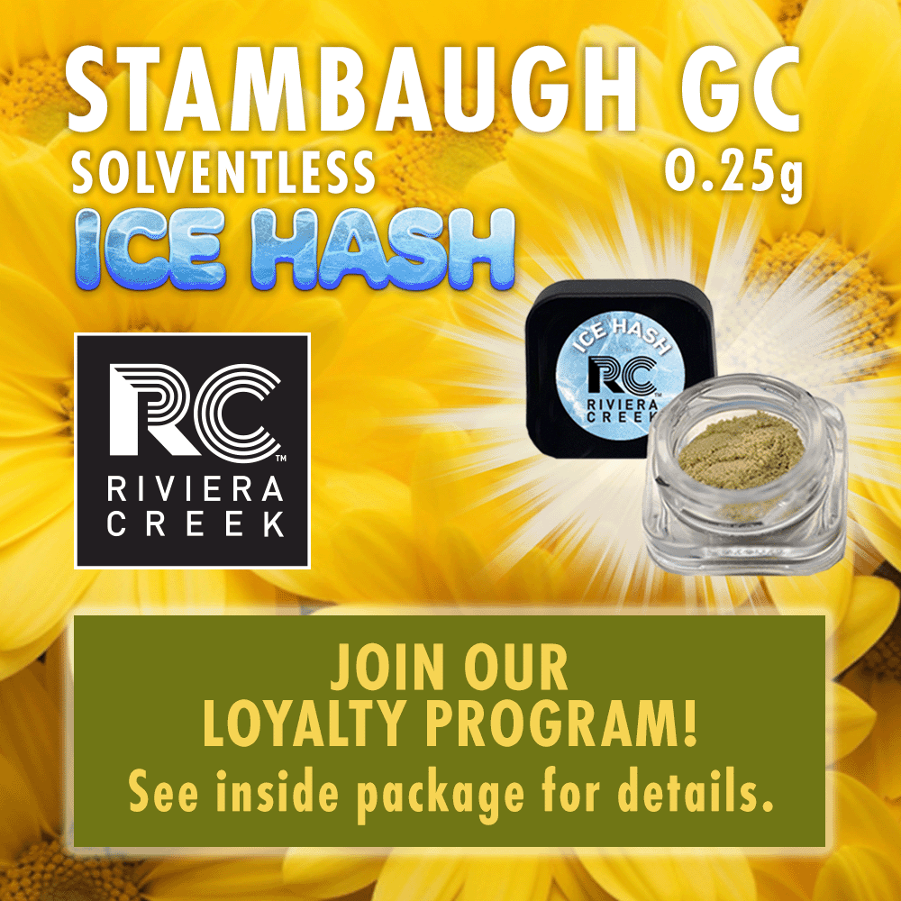 Stambaugh Garlic Cookies [.25g] | Riviera Creek | Ice Hash - Jane