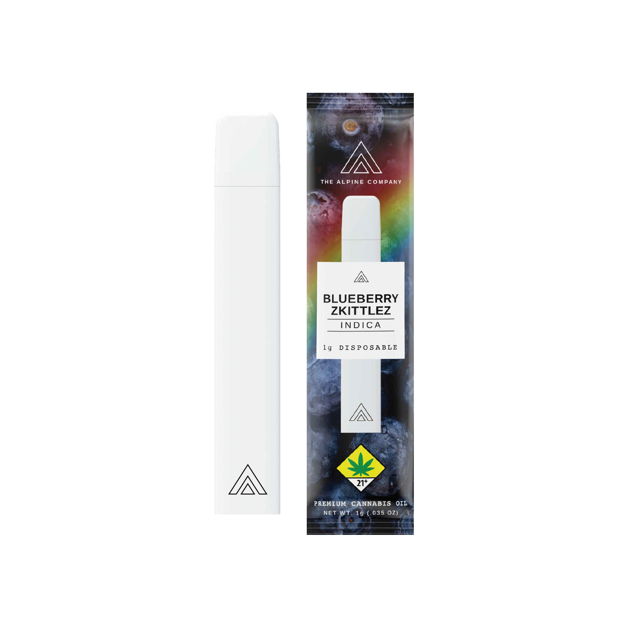 Blueberry Zkittlez [1000mg] | The Alpine Company | Disposable - Jane