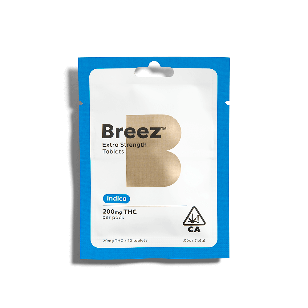 Extra Strength Indica Tablets [10pk] (200mg) | Breez | Tablets - Jane