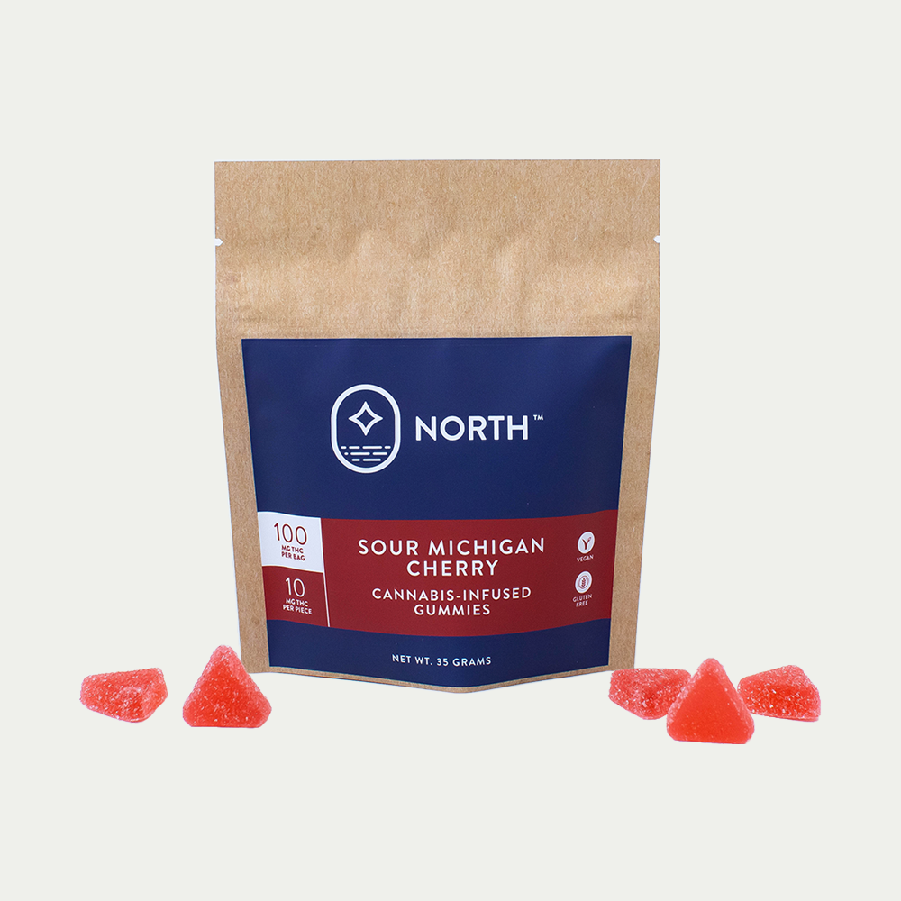 Sour Michigan Cherry [10pk] (100mg) | North Cannabis Company | Vegan GF ...