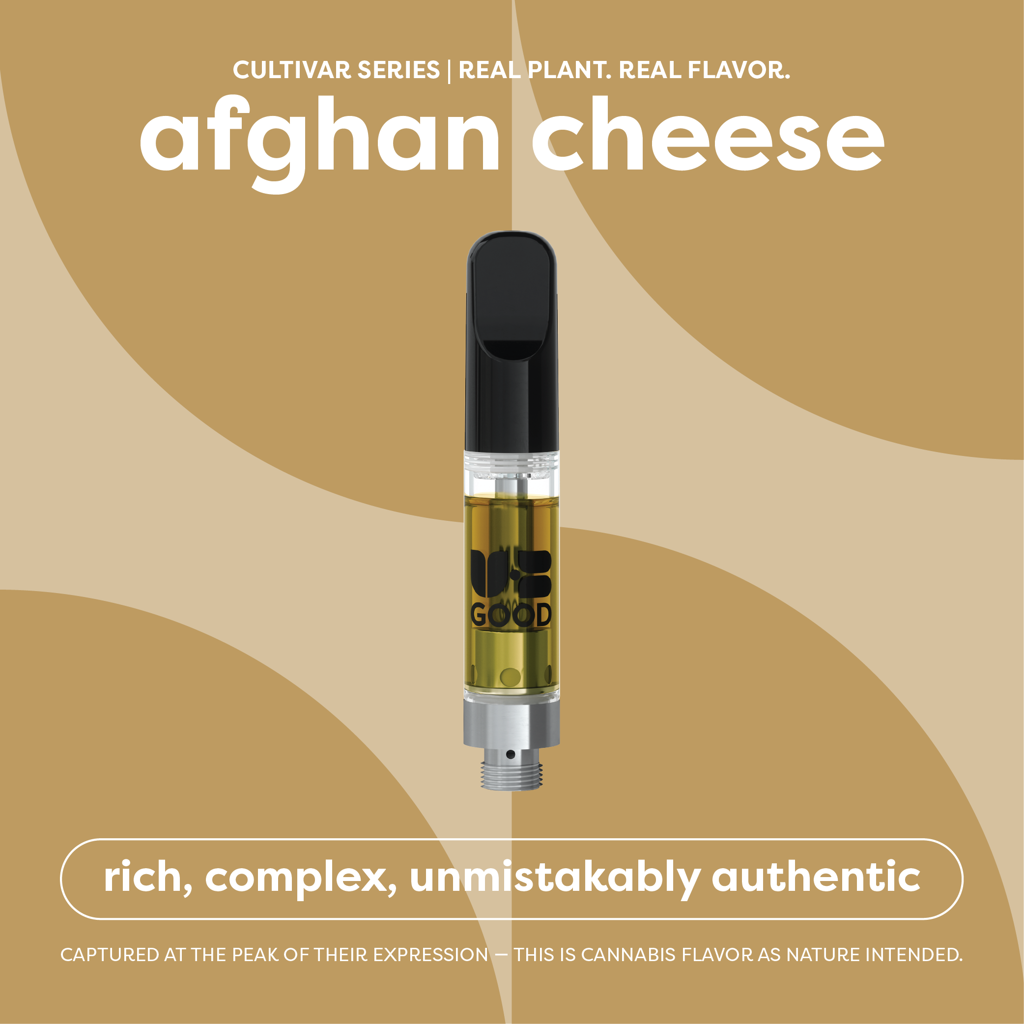 Afghan Cheese - 1g Distillate Cart - Indica | UB GOOD | Bloom