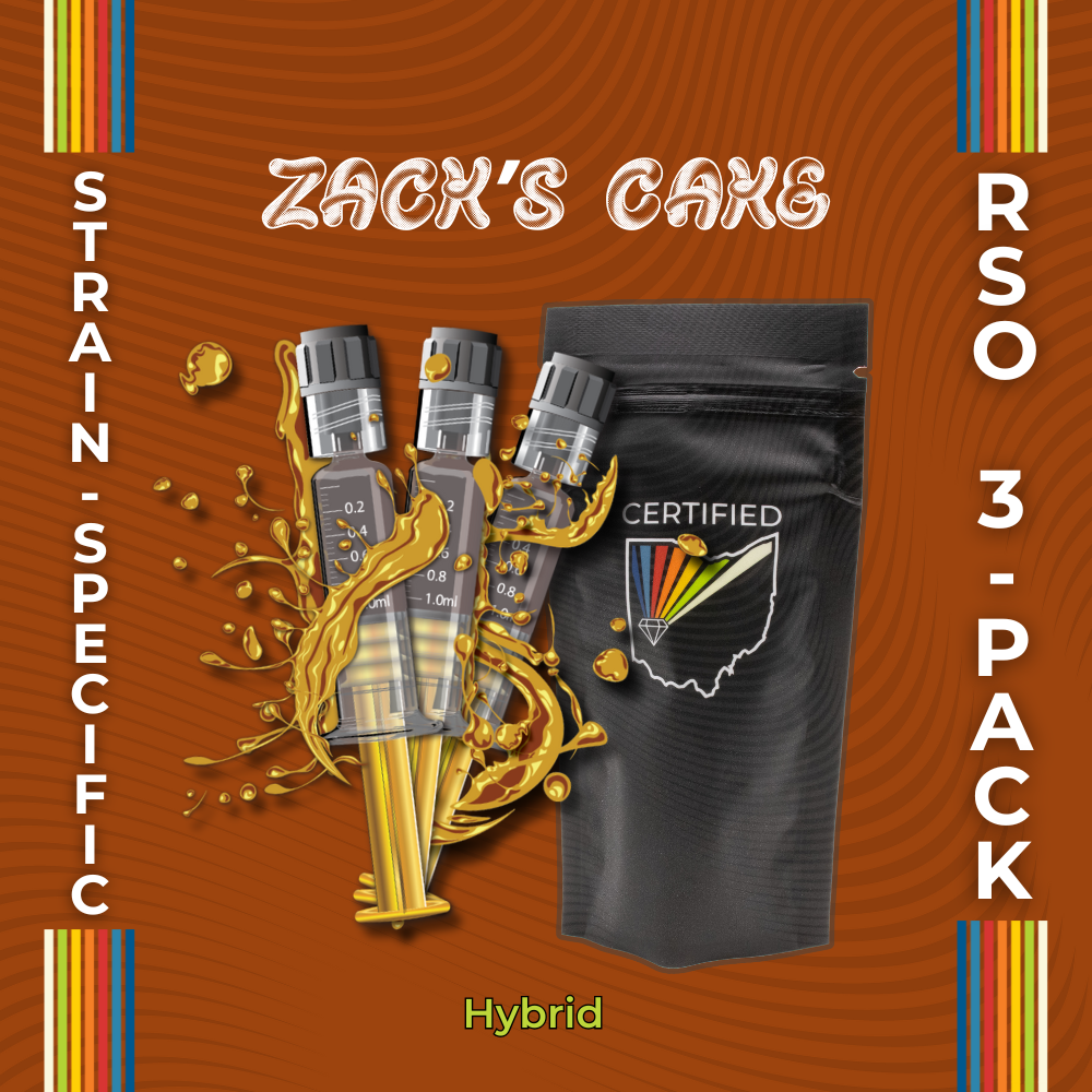 Zack's Cake - RSO 3g - Hybrid - 3pk | CERTIFIED | Bloom