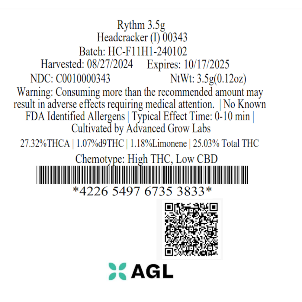 Rythm 3 5g Headcracker I 00343