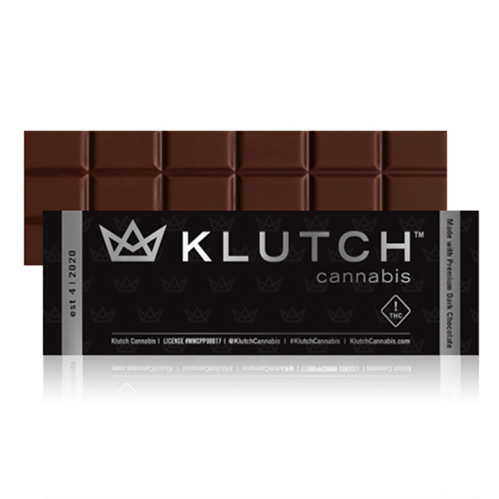 Peppermint 94mg Klutch Cannabis Dark Chocolate Bar Jane