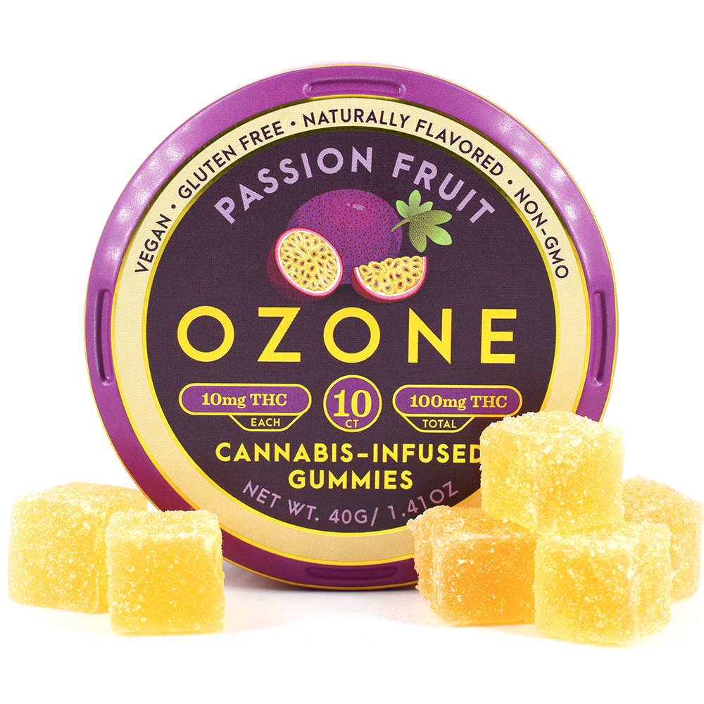 Passion Fruit [10pk] (100mg) | Ozone | Gummies - Jane