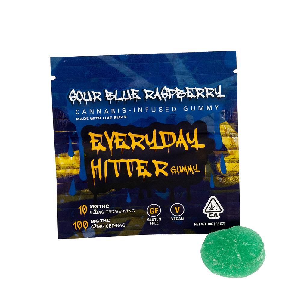 Sour Blue Raspberry [1pk] (100mg) | Everyday Dabs | Everyday Hitters - Jane